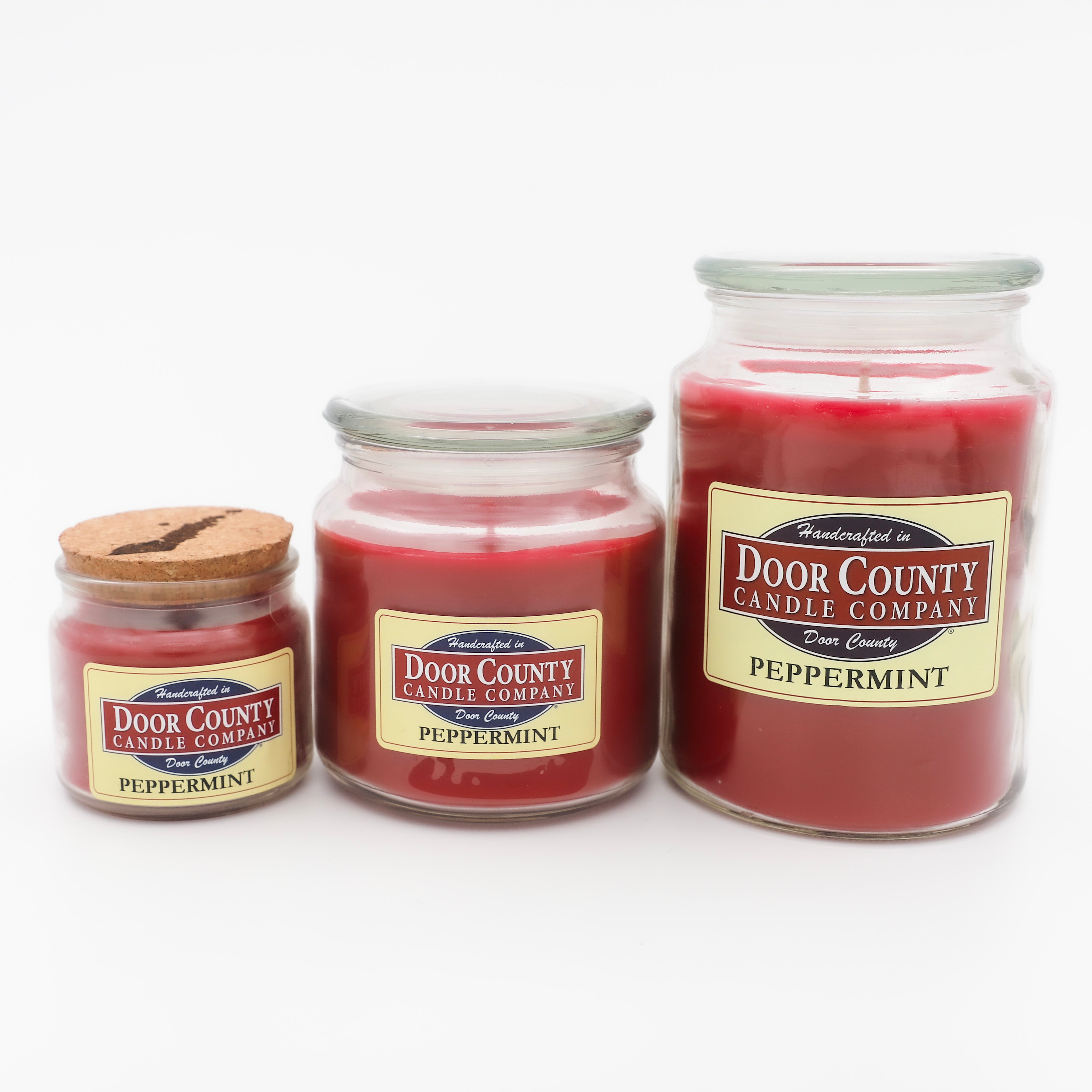 Peppermint Candle – Door County Candle Co. & Candle Bar